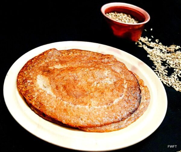 Meetha Pooda or Whole Wheat Flour Pancakes