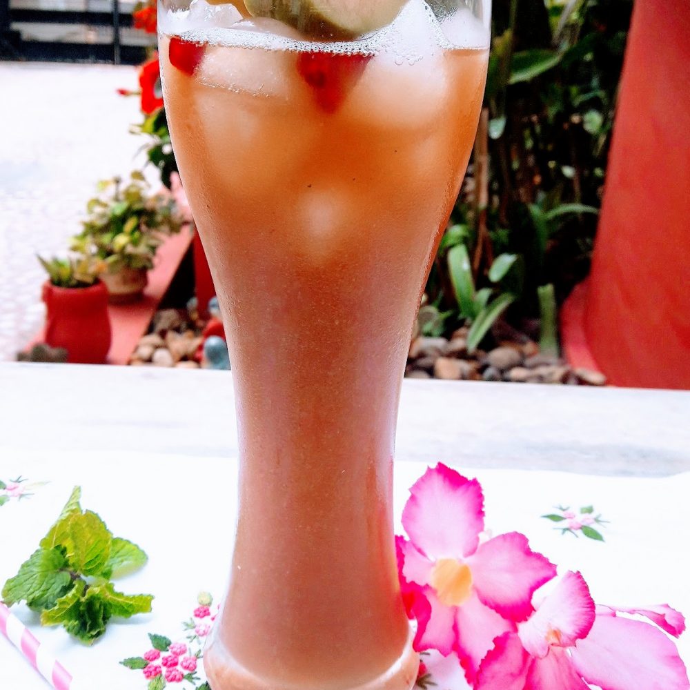 Pink Guava Iced Tea - How to make Pink Guava Iced Tea