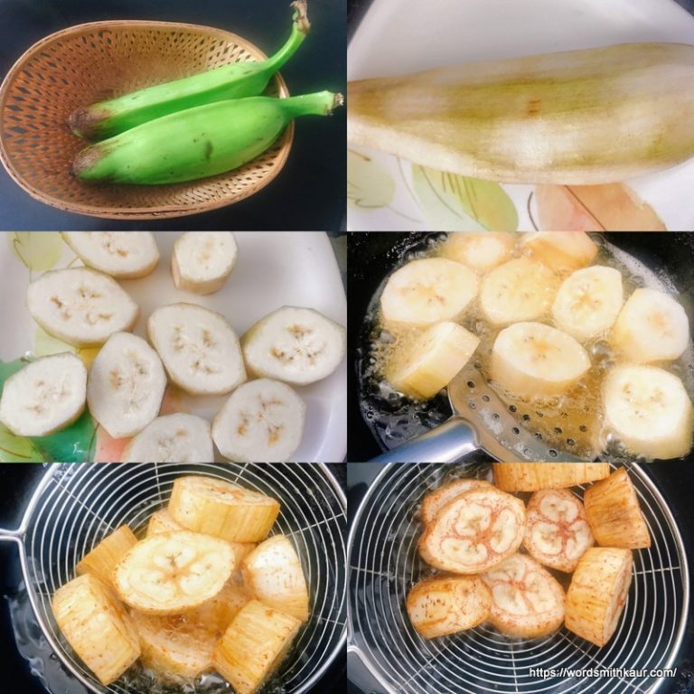 Plantain Baskets Topped with Guacamole & Chicken Tikka