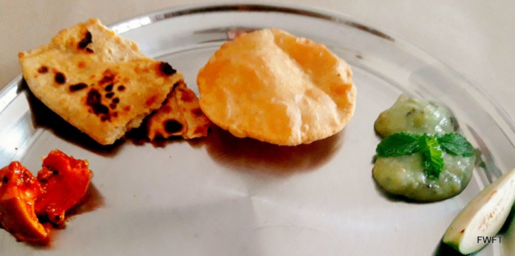 juicy mango puri | deep-fried mango bread | Wordsmith Kaur