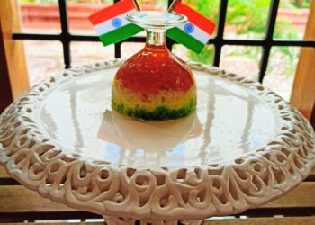 Tri-coloured Pudding Recipe - Carrot, Lauki and Sweet Rice