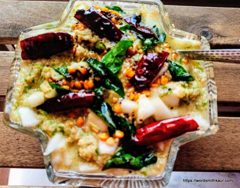 Andhra Dosakaya Pachadi Recipe - with step by step pictures & video