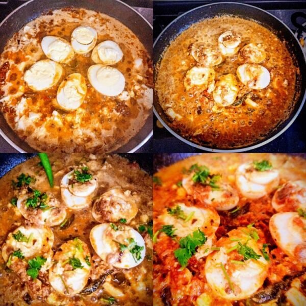 Flower Appam with Kerala Egg Curry