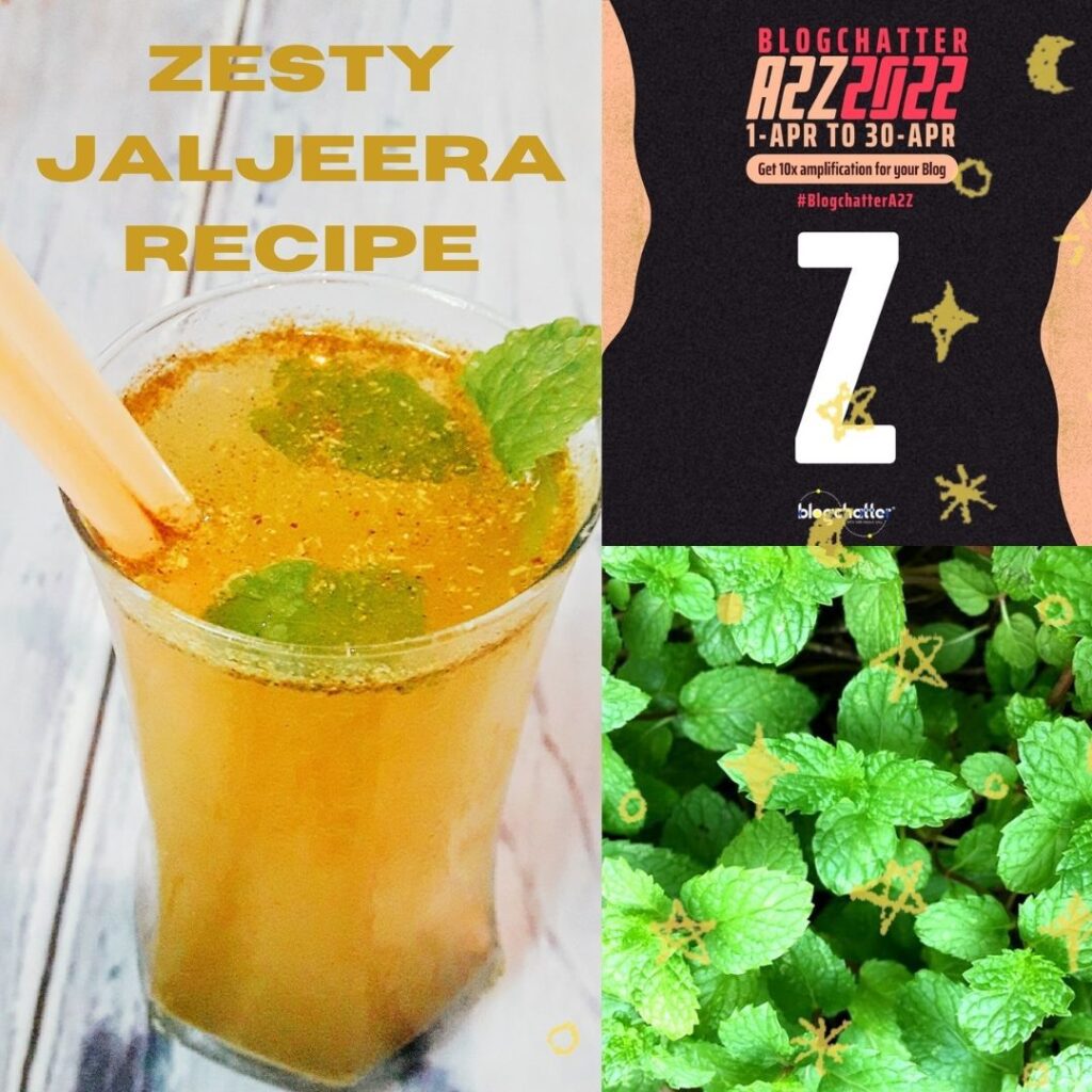 Zesty Jaljeera Recipe - Wordsmith Kaur