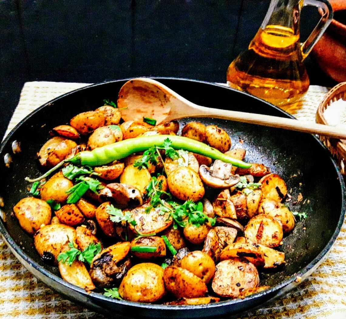 Xtra Roasted Baby Potatoes & Mushroom Recipe